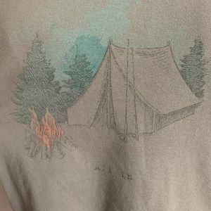 Life Is Good | Tops | Life Is Good Camping Tent Tshirt Petite Small ...